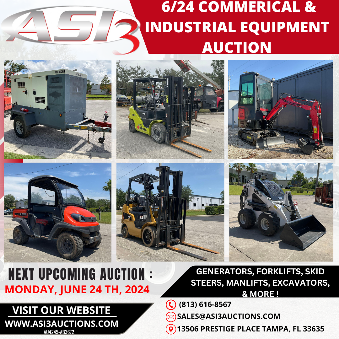 Home - ASI3 Auctions | Equipment Auctions